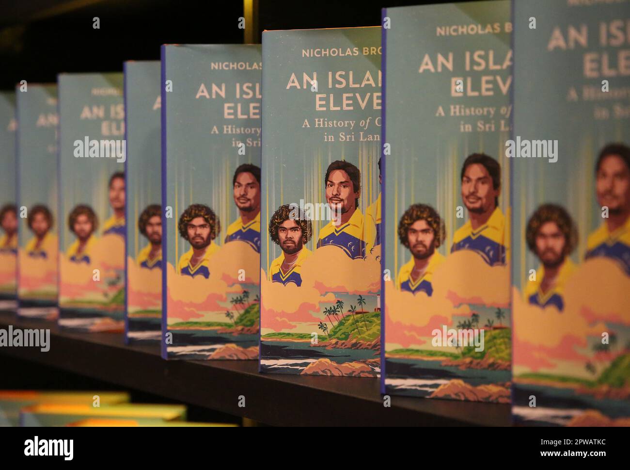 Copies of the novel 'An Island's Eleven: The Story of Sri Lankan ...