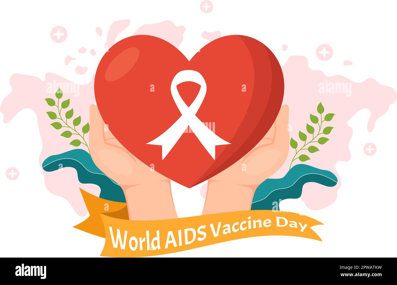 World Aids Vaccine Day Illustration to Prevention and Awareness Health ...