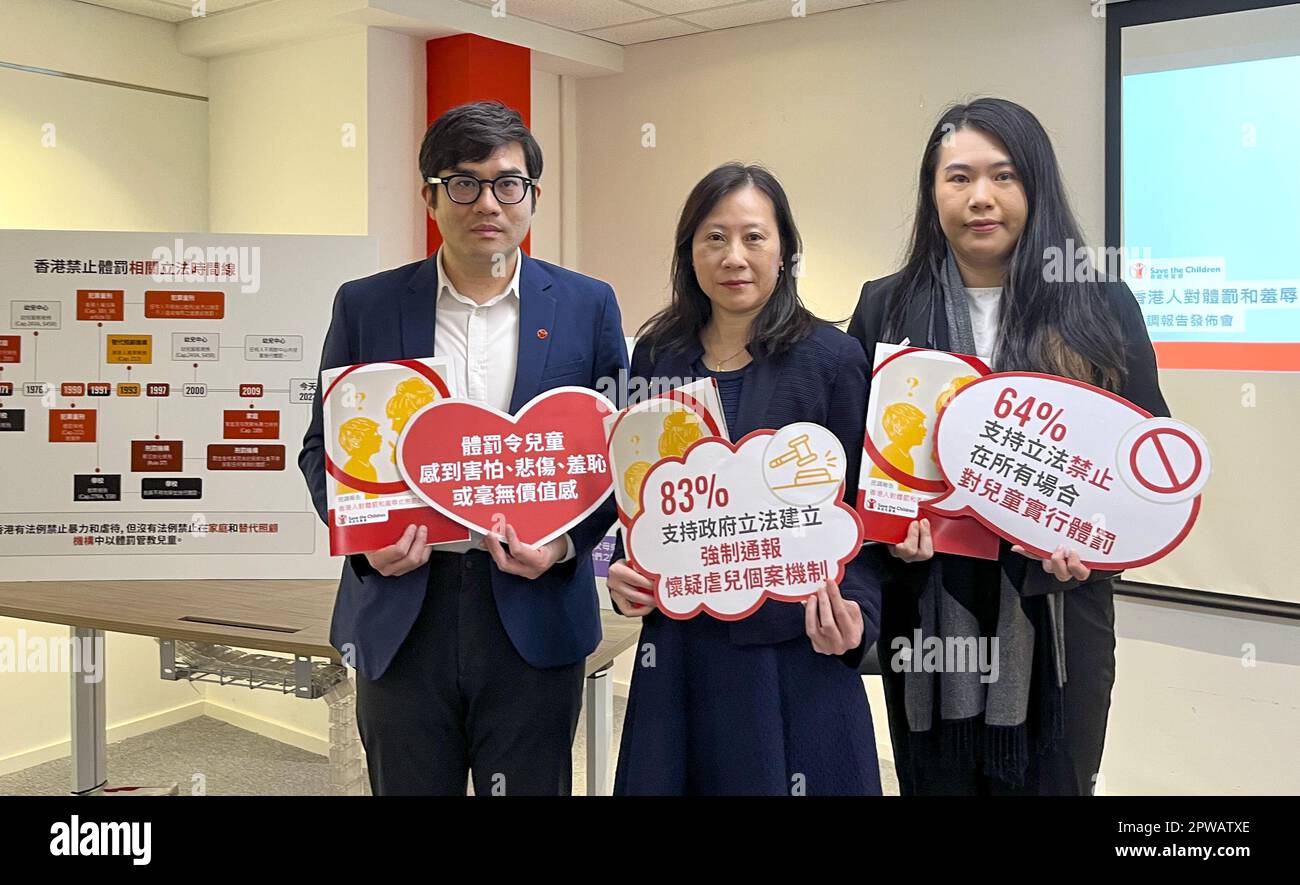 (L-R)Ian Li, assistant advocacy manager, Save the Children Hong Kong ...