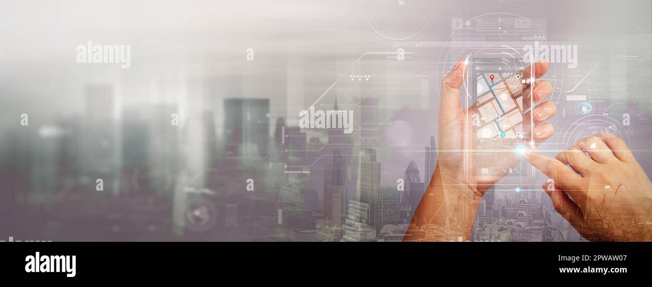 Digital Business Transport Ai Technology using mobile smart phone ...