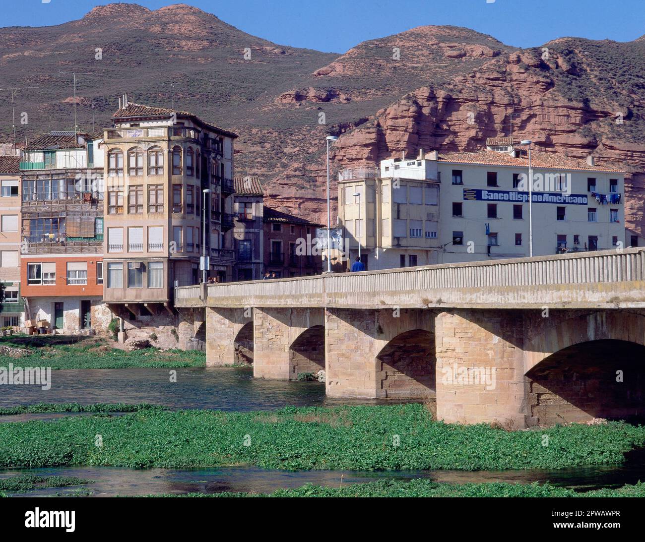 PUENTE DE PIEDRA SOBRE EL RIO NAJERILLA INAUGURADO EN 1884 - FOTO AÑOS ...