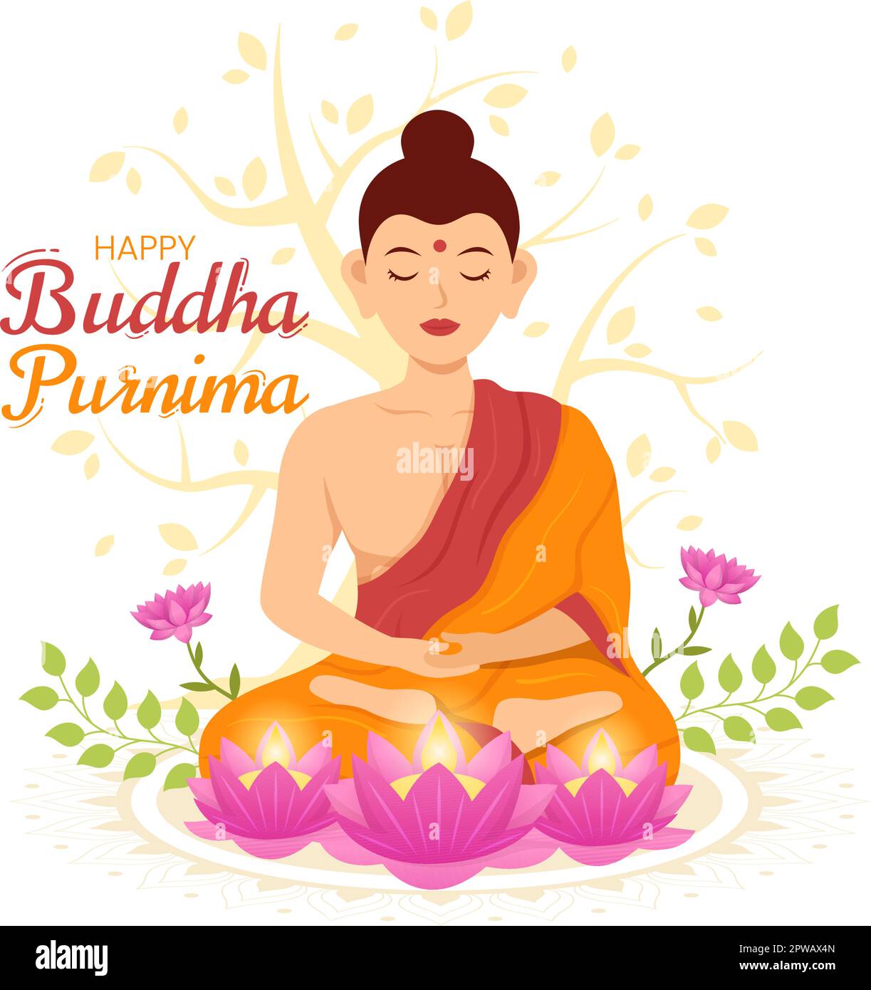 Vesak day wesak day Cut Out Stock Images & Pictures - Alamy