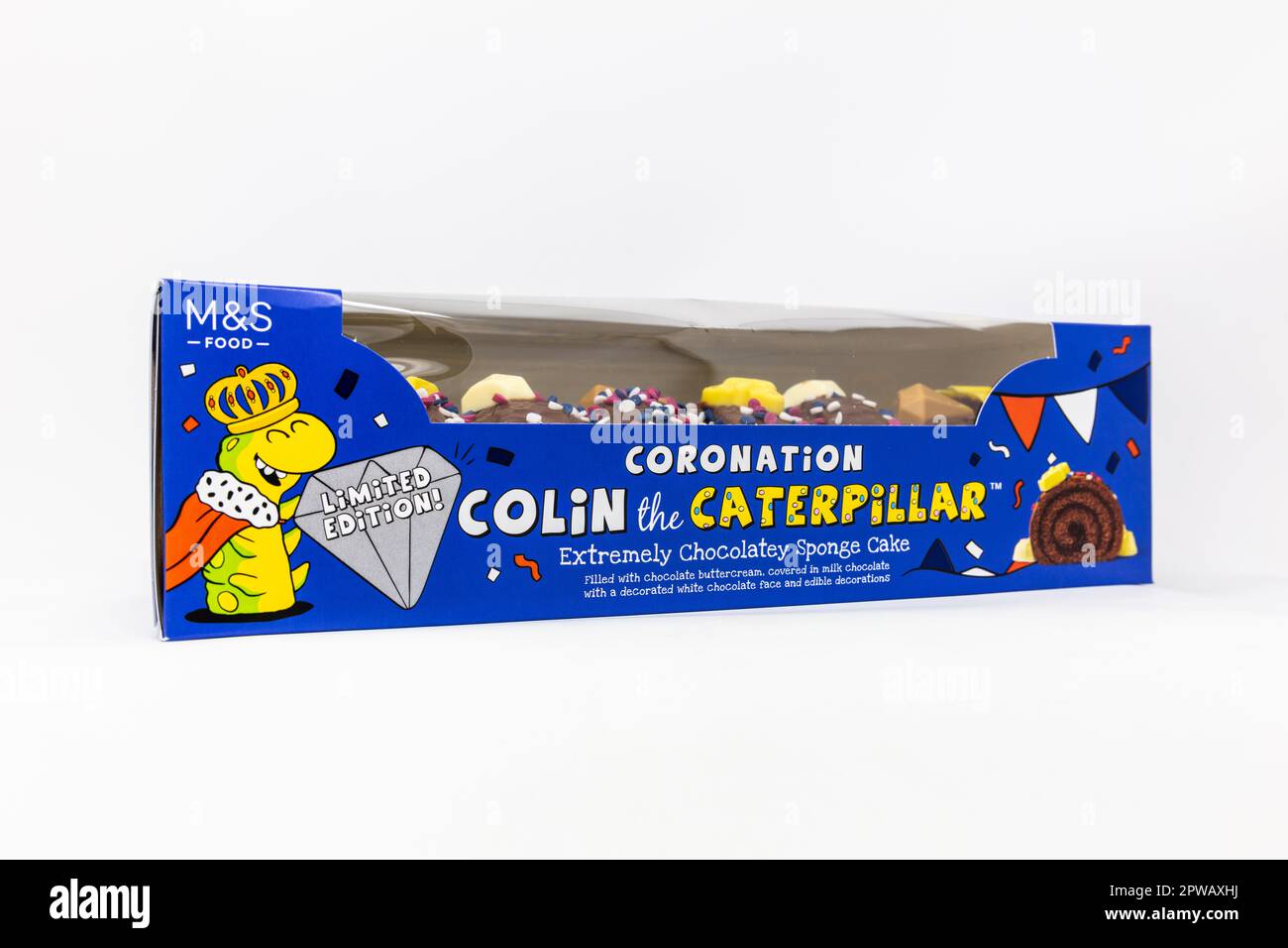 Coronation colin the caterpillar cake hi-res stock photography and ...