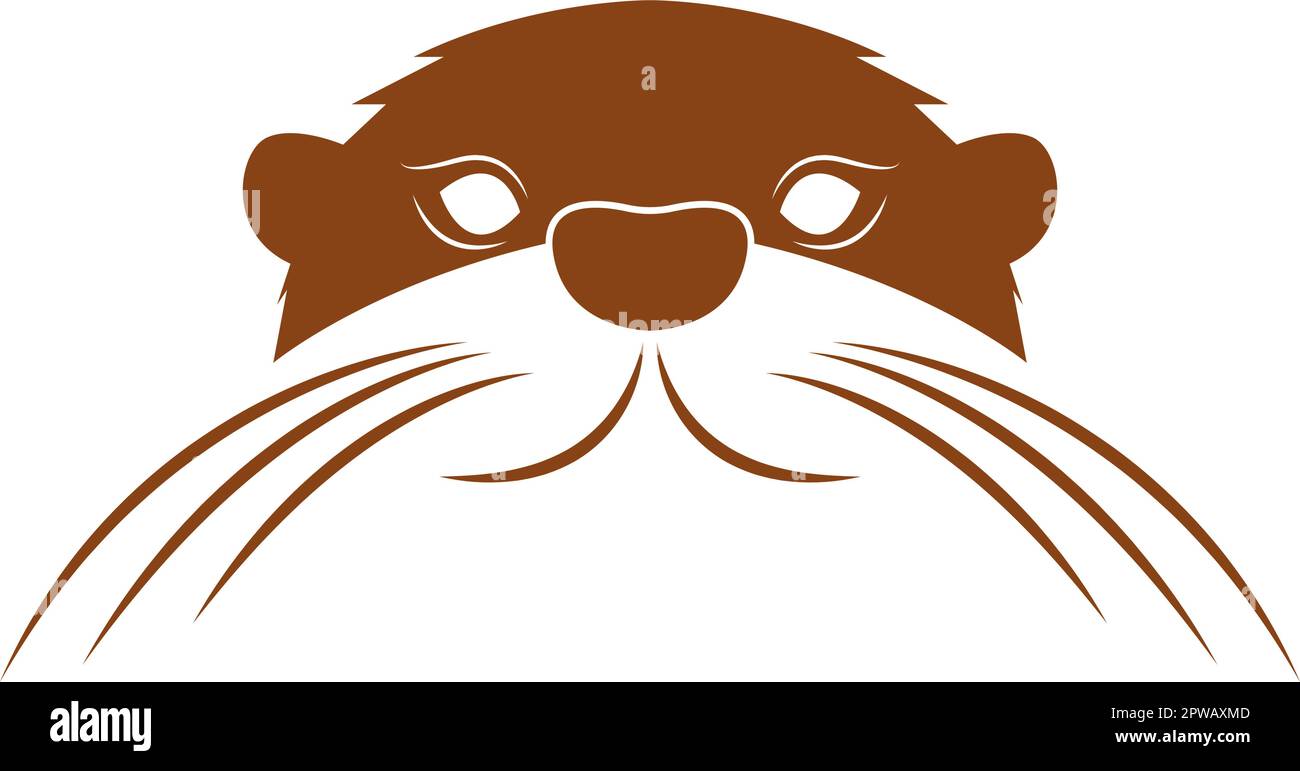 Otter icon logo design Stock Vector Image & Art - Alamy