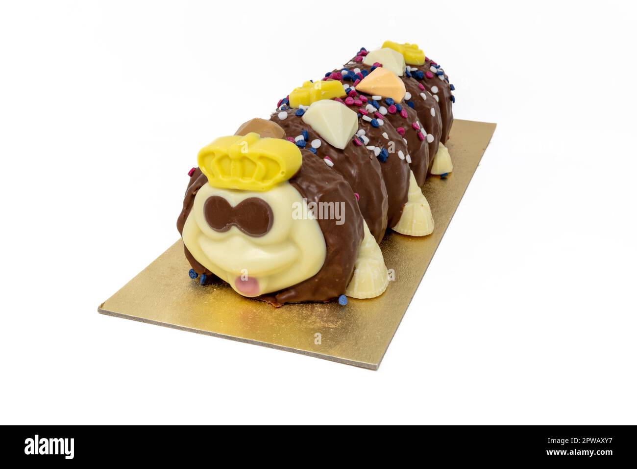 M&S Coronation Colin the Caterpillar Cake Stock Photo - Alamy