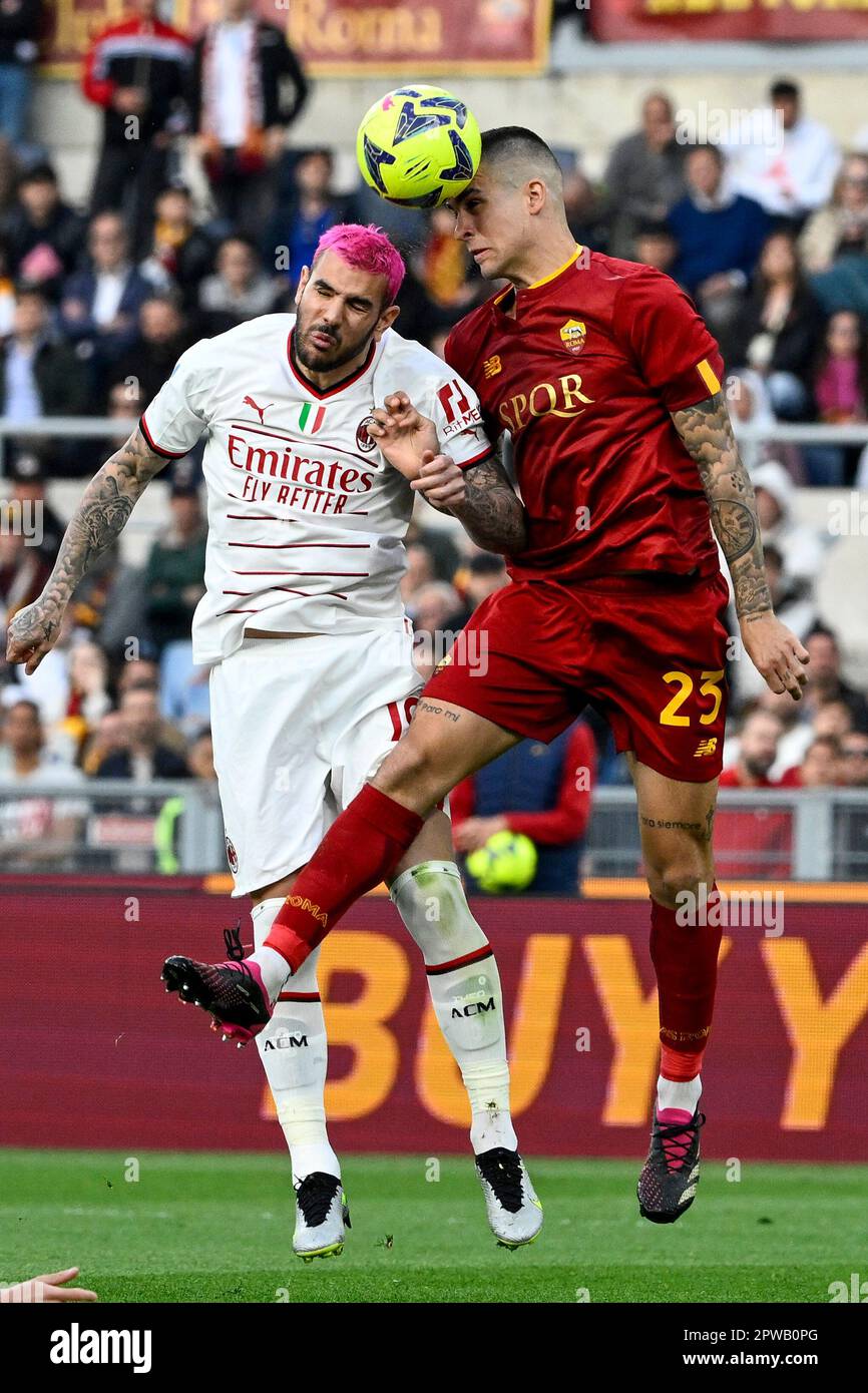 Theo hernandez ball hi-res stock photography and images - Alamy