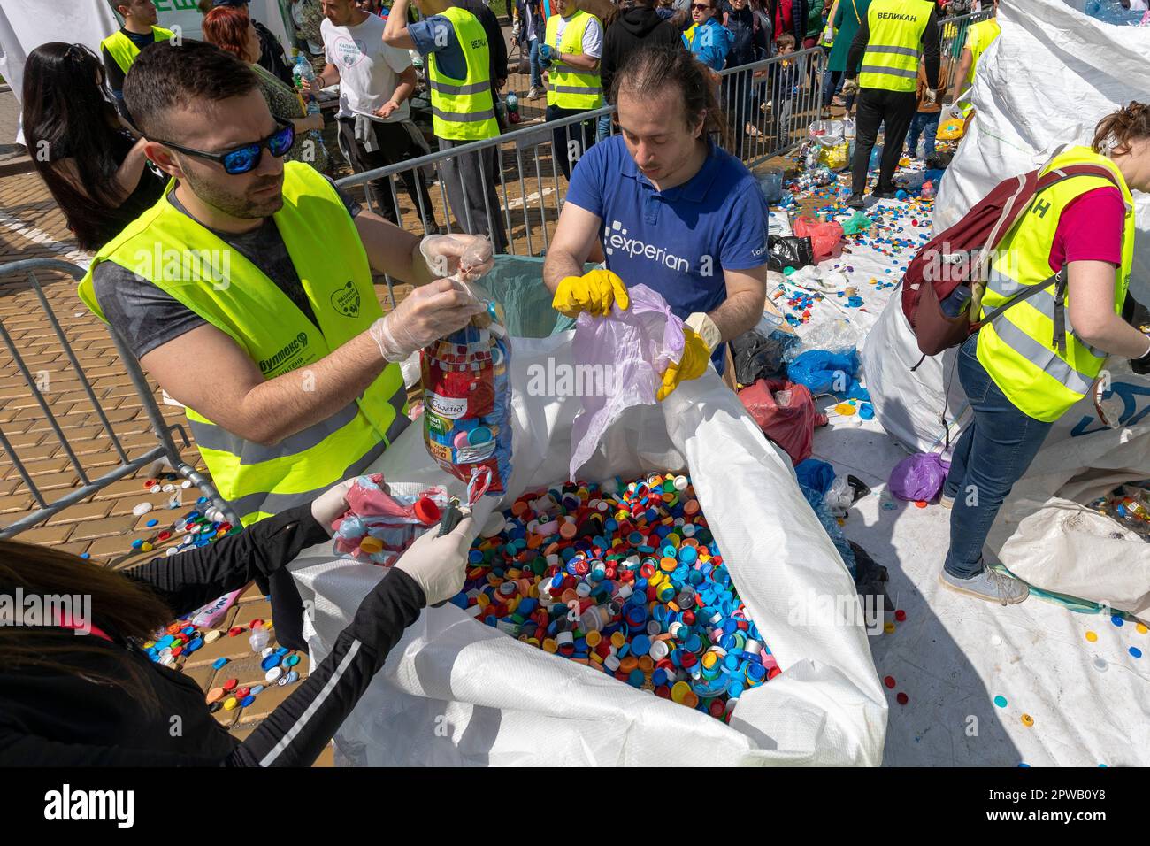 Sofia, Bulgaria - April 23, 2023: The national "Caps for the Future ...