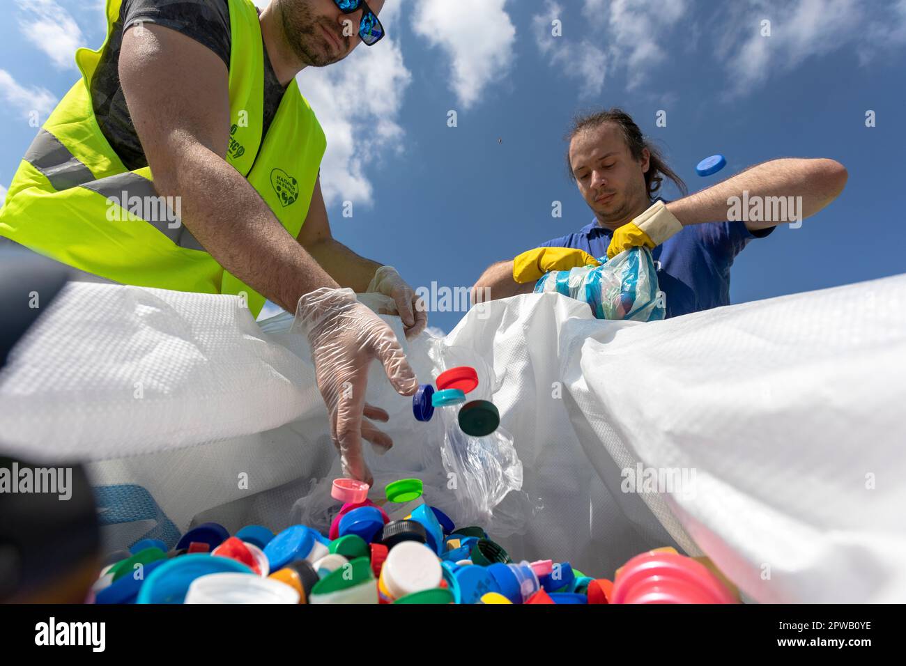 Sofia, Bulgaria - April 23, 2023: The national "Caps for the Future ...