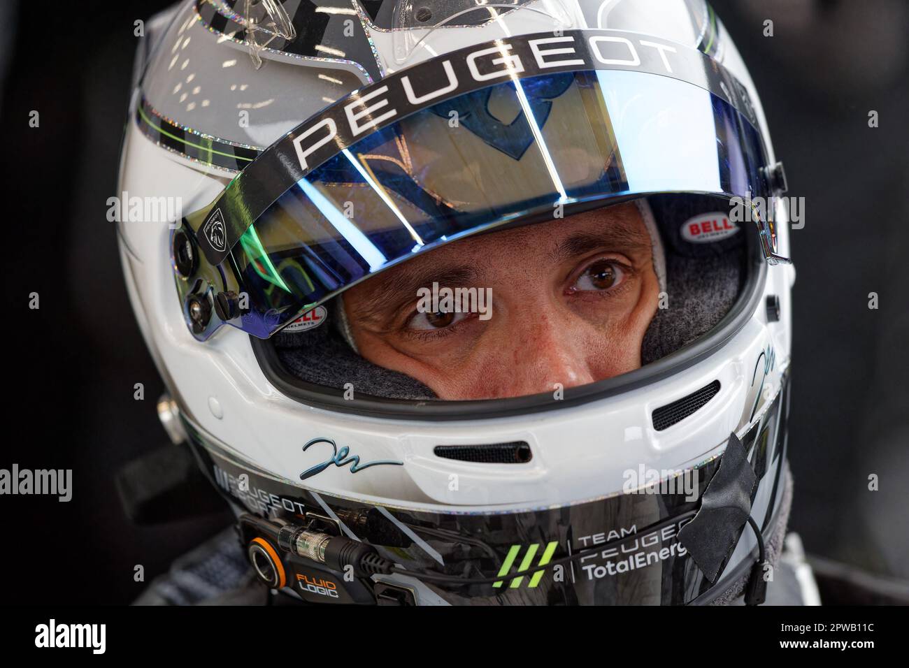 Stavelot, Belgique. 29th Apr, 2023. VERGNE Jean-Eric (fra), Peugeot ...