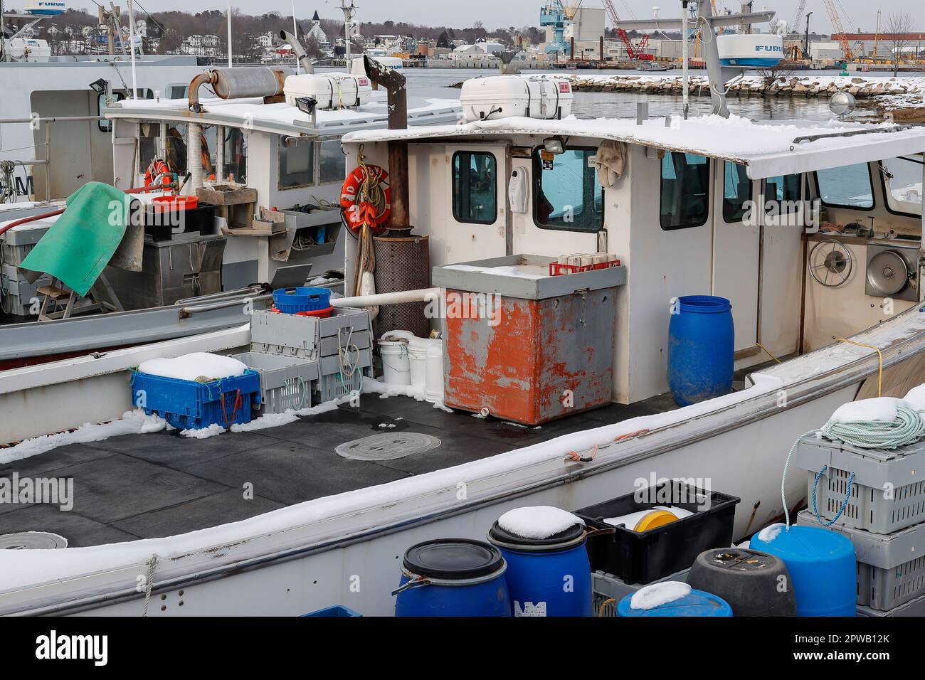 Portsmouth's Commercial Pier is busy all times of the year, especially ...