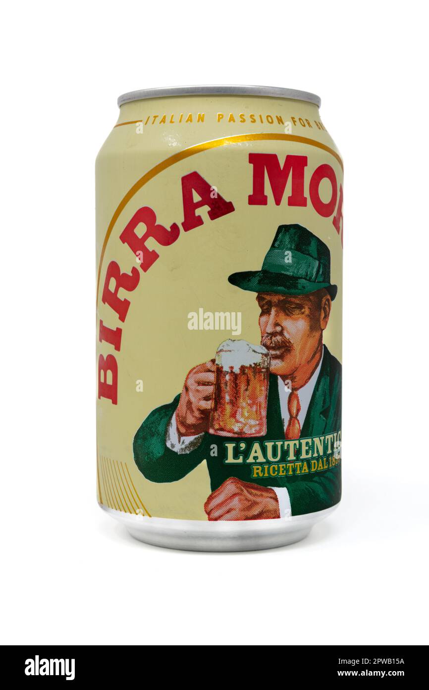Birra Moretti Lager Beer Stock Photo - Alamy