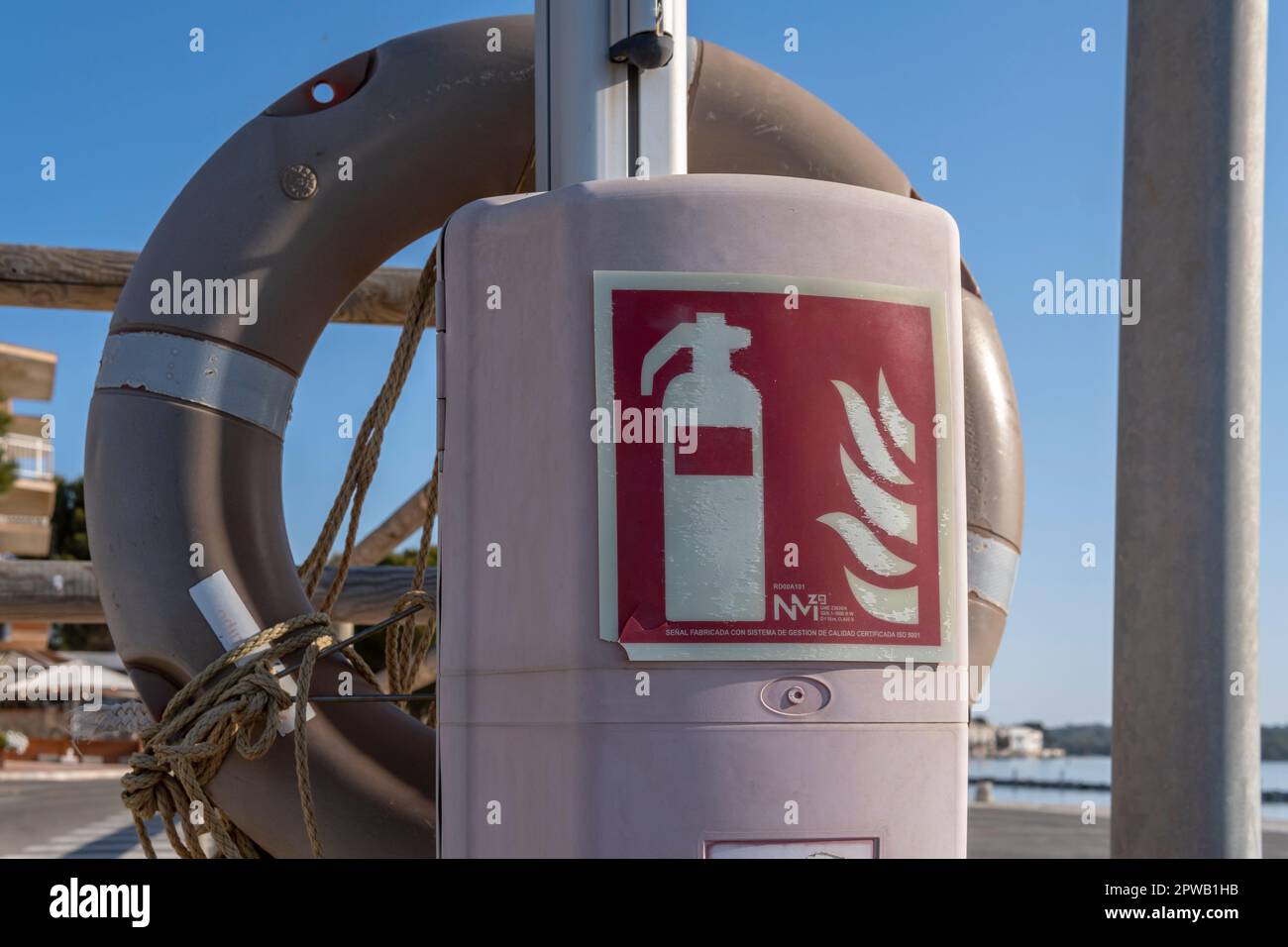 Ship fire extinguisher hi-res stock photography and images - Alamy