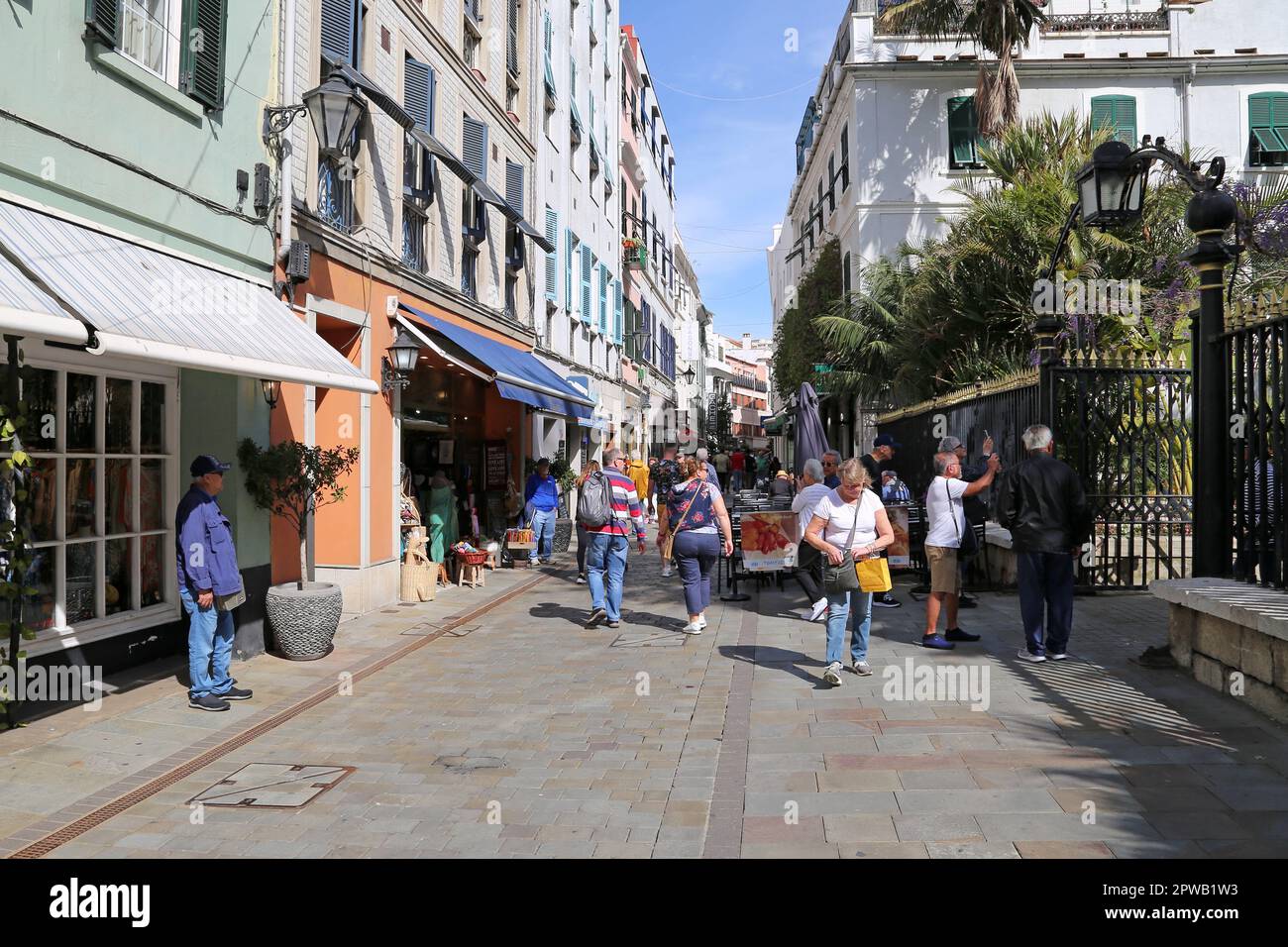 Gibraltar city centre hi-res stock photography and images - Alamy