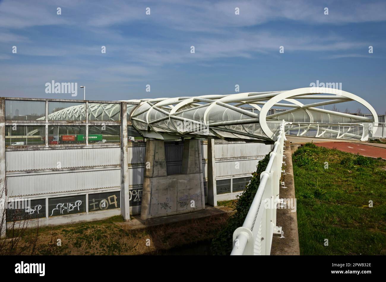 Rotterdam, The Netherlands, April 5, 2023: the striking space frame ...