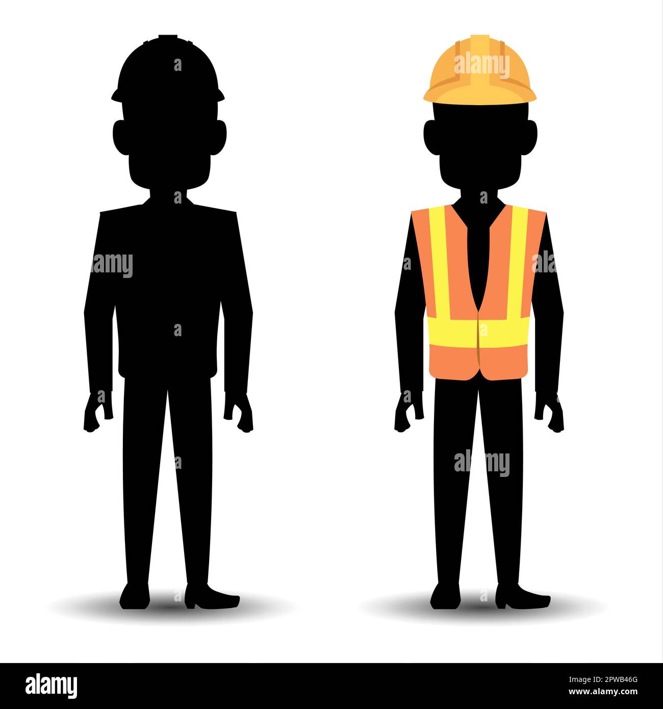 Handyman silhouette hi-res stock photography and images - Alamy