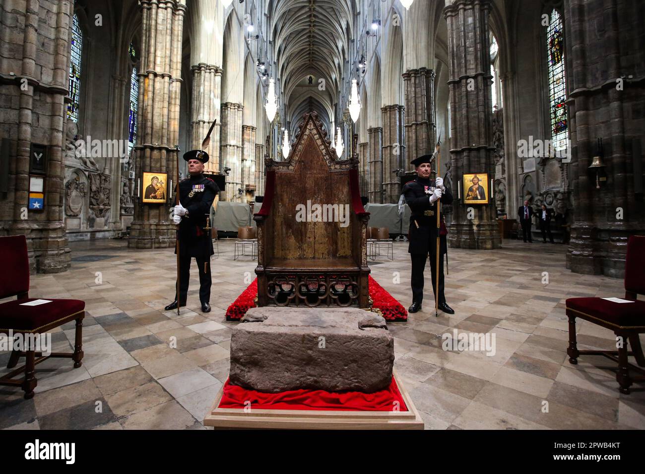 A service to mark the arrival of the Stone of Destiny to Westminster ...