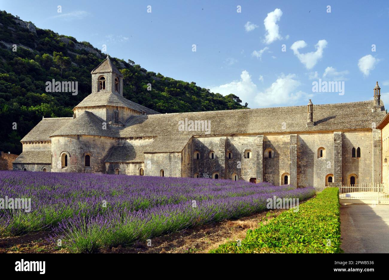 The Cistercian abbey of Senanque in Gordes is one of the 3 sisters of ...
