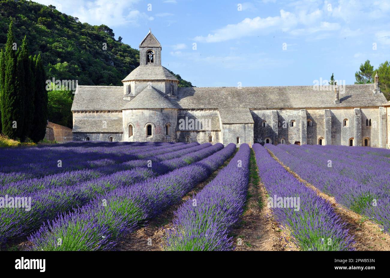 The Cistercian abbey of Senanque in Gordes is one of the 3 sisters of ...