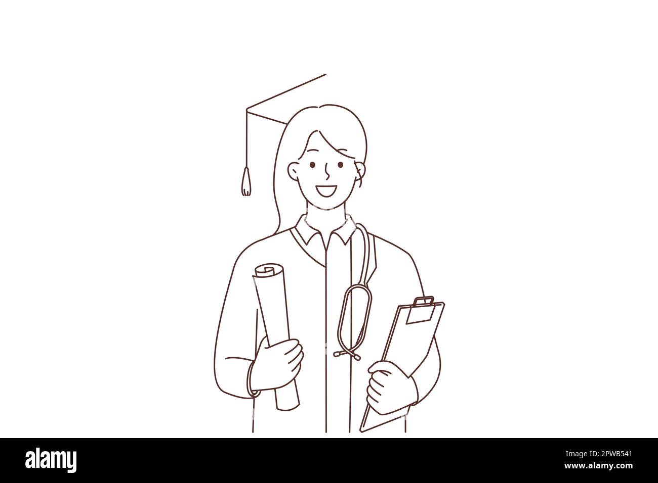 Student intern Stock Vector Images - Alamy