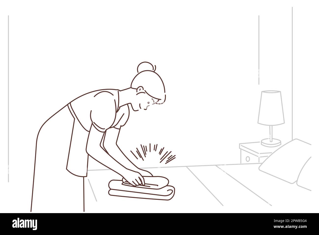 Housekeeper hotel Cut Out Stock Images & Pictures - Alamy