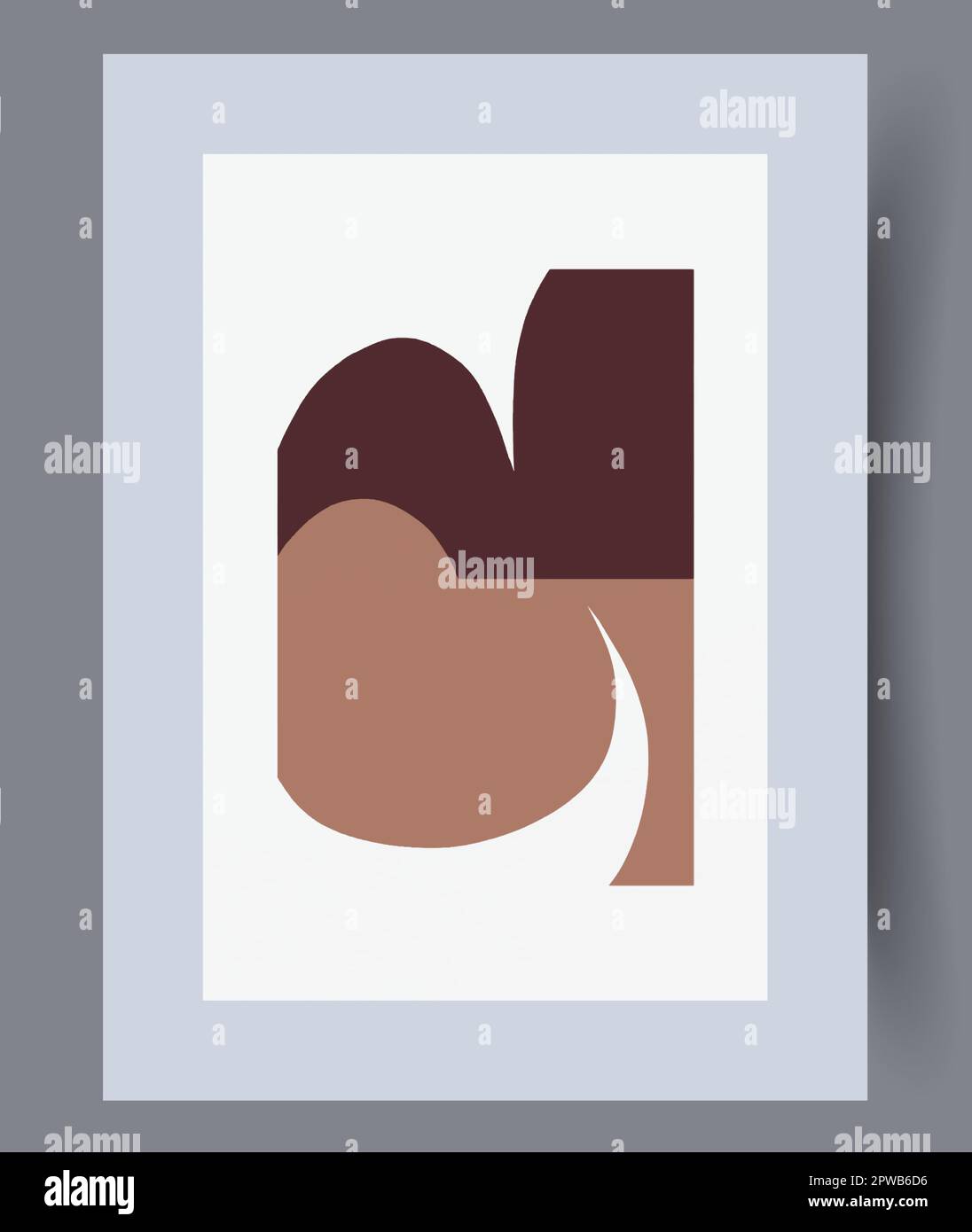 Abstract band creative template wall art print Stock Vector Image & Art ...