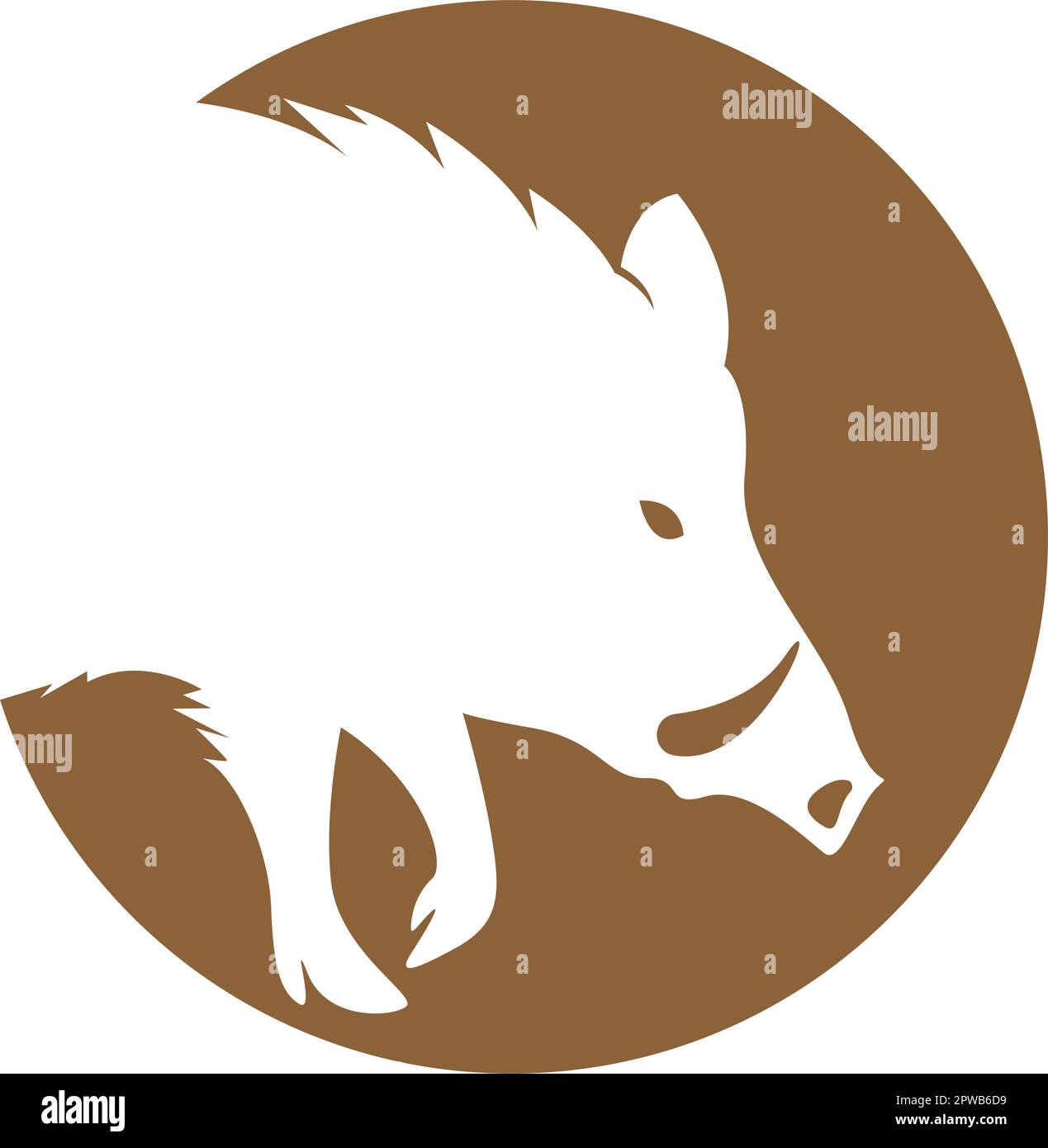 Wild Boar logo icon design Stock Vector Image & Art - Alamy