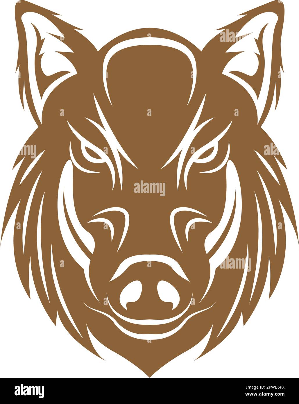 Wild Boar logo icon design Stock Vector Image & Art - Alamy