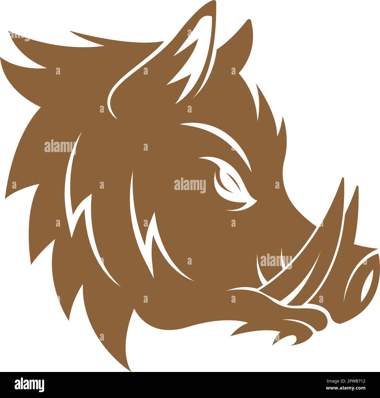 Wild Boar logo icon design Stock Vector Image & Art - Alamy
