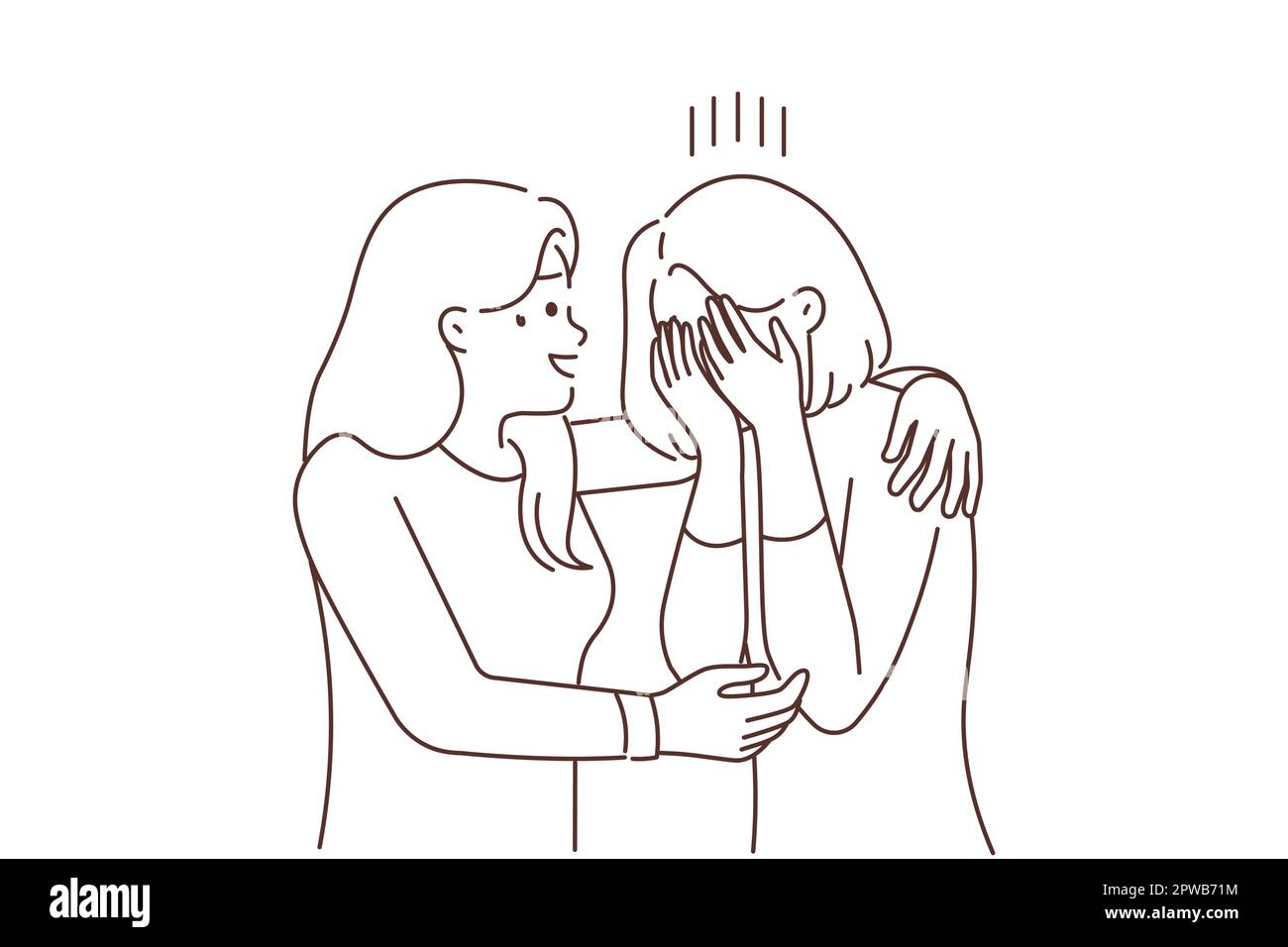 Caring for friendship Cut Out Stock Images & Pictures - Alamy