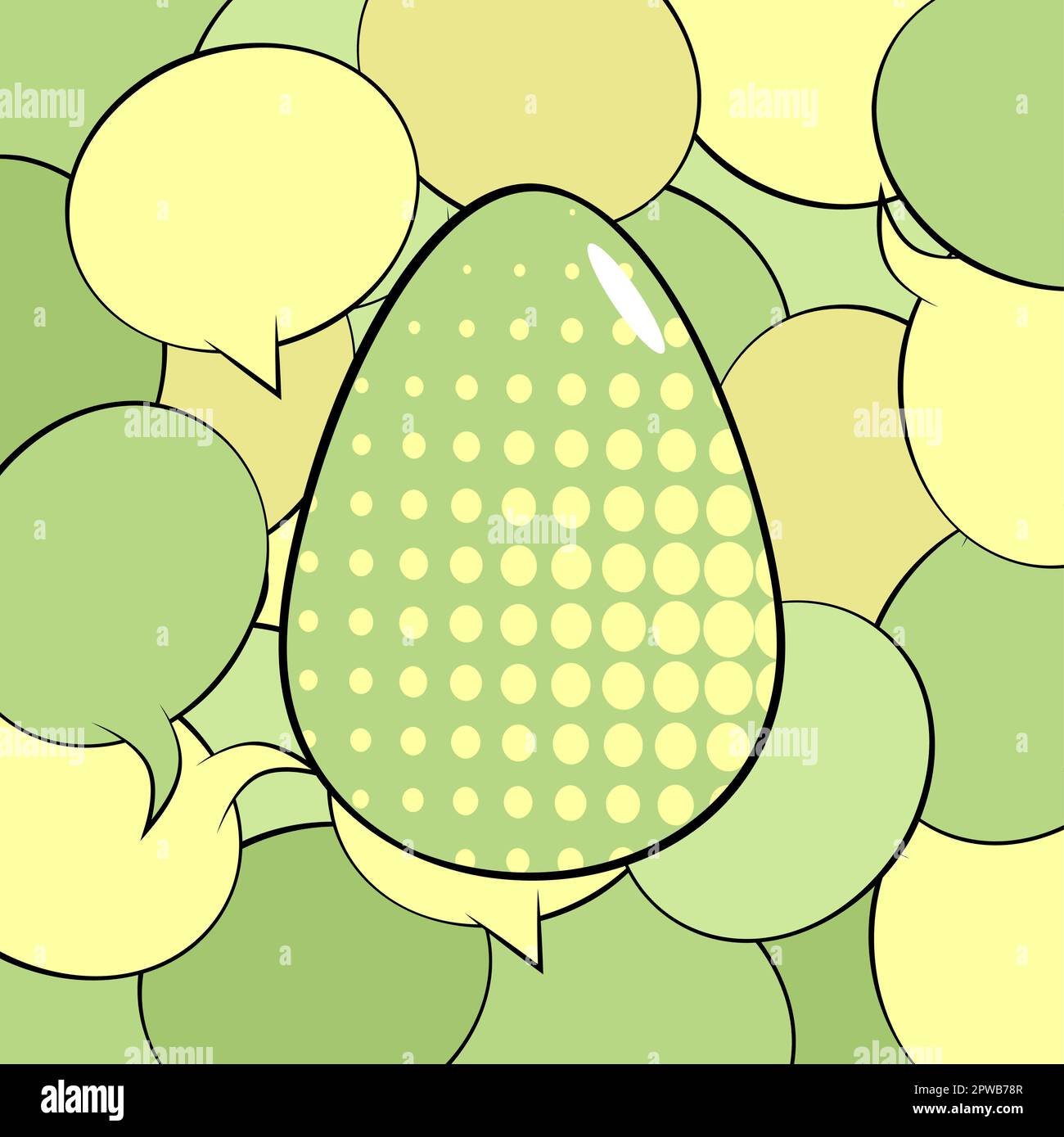 Retro egg cartoon hi-res stock photography and images - Alamy