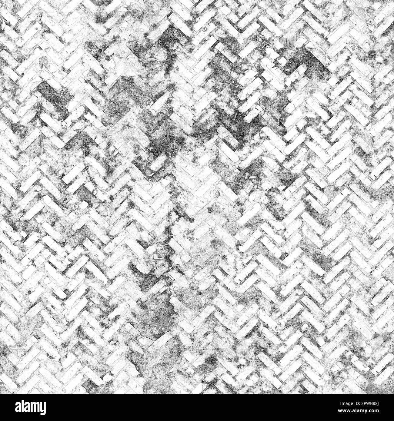 Ambient Occlusion texture old brick floor, AO mapping brick floor Stock ...