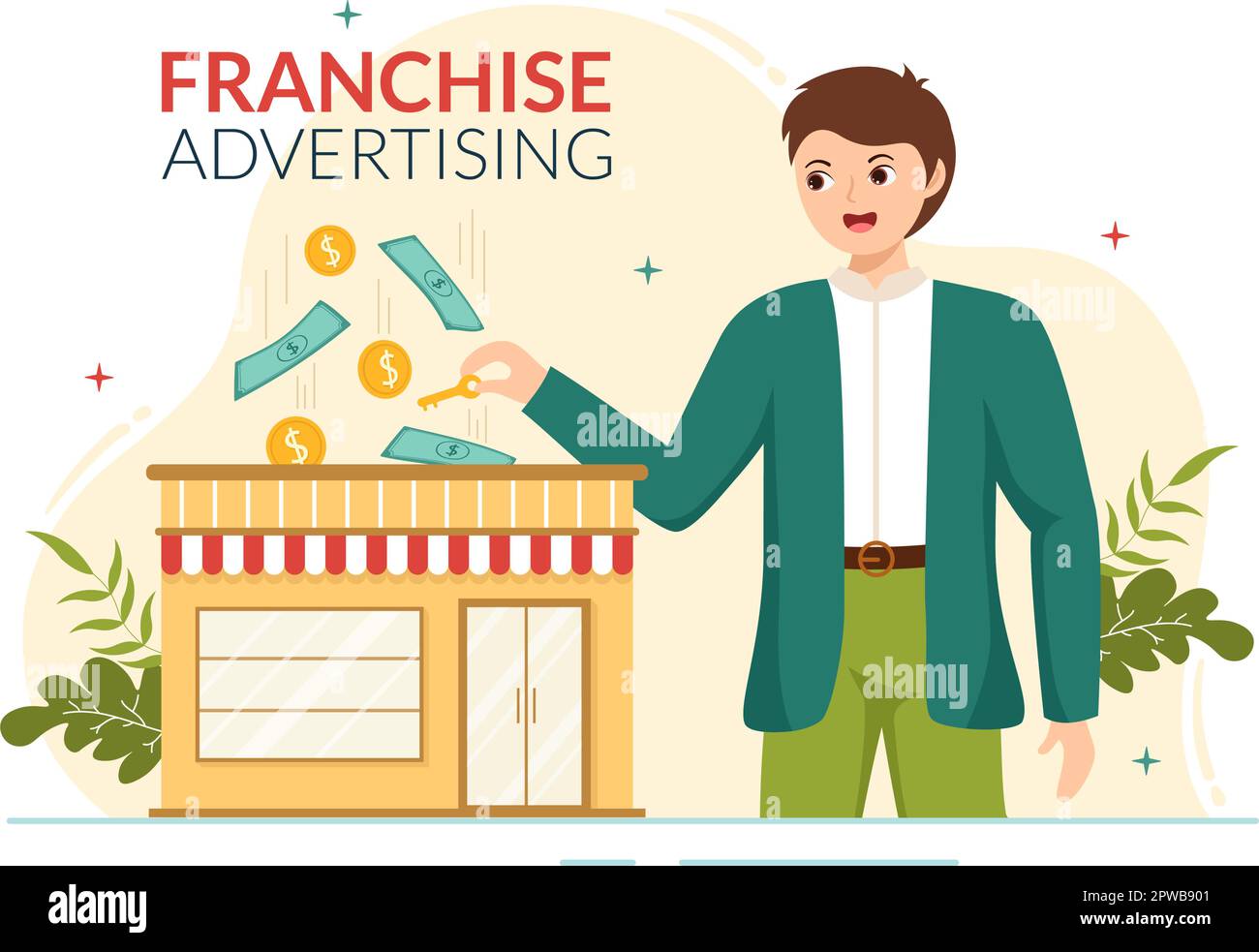 Successful franchise Stock Vector Images - Alamy