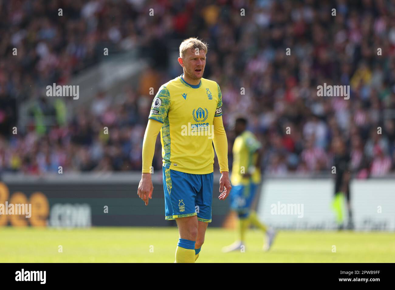 London, UK. 29th Apr, 2023. April 2023; Gtech Community Stadium ...