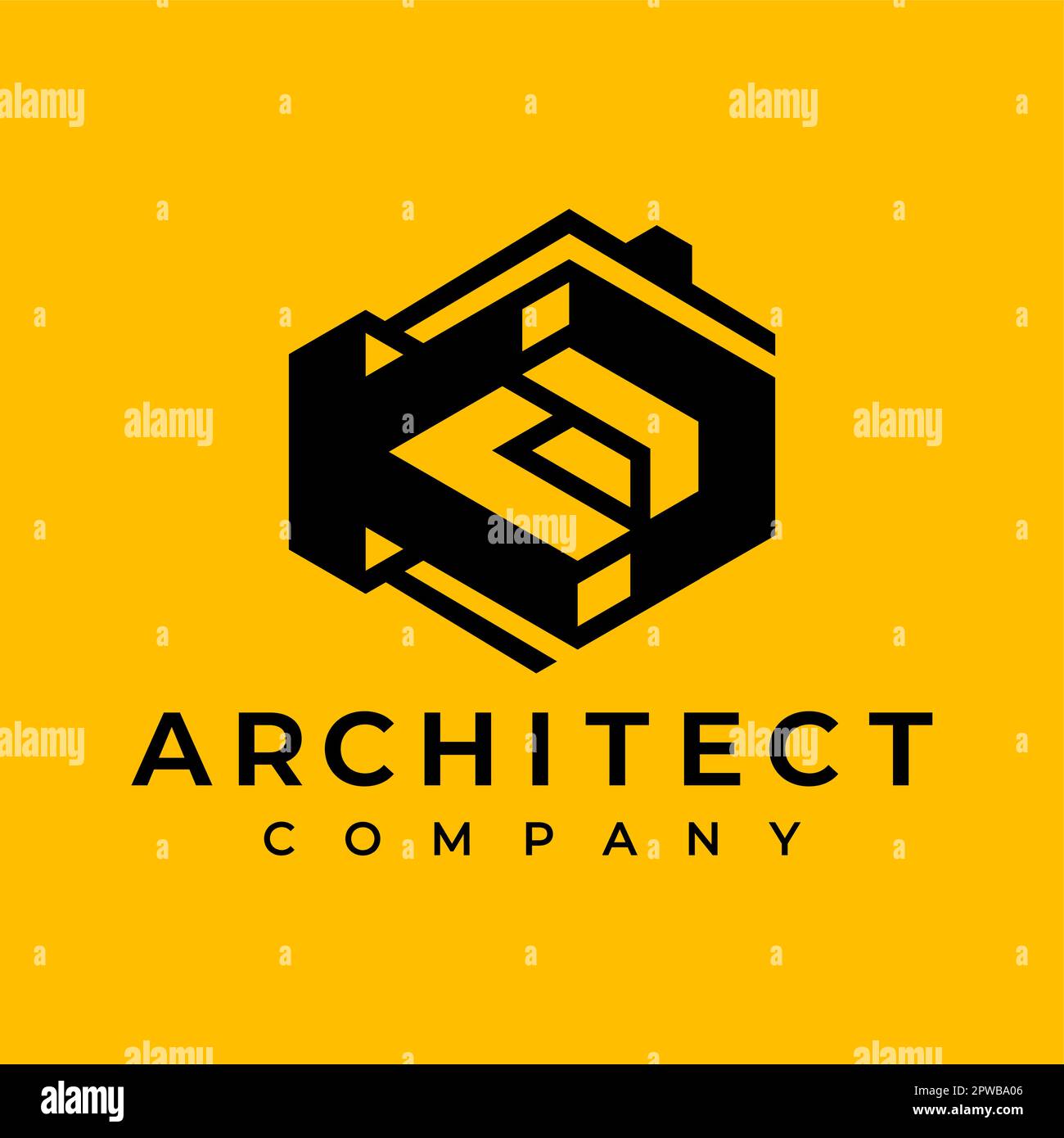 Modern architect letter KD K D logo design vector. Home building ...