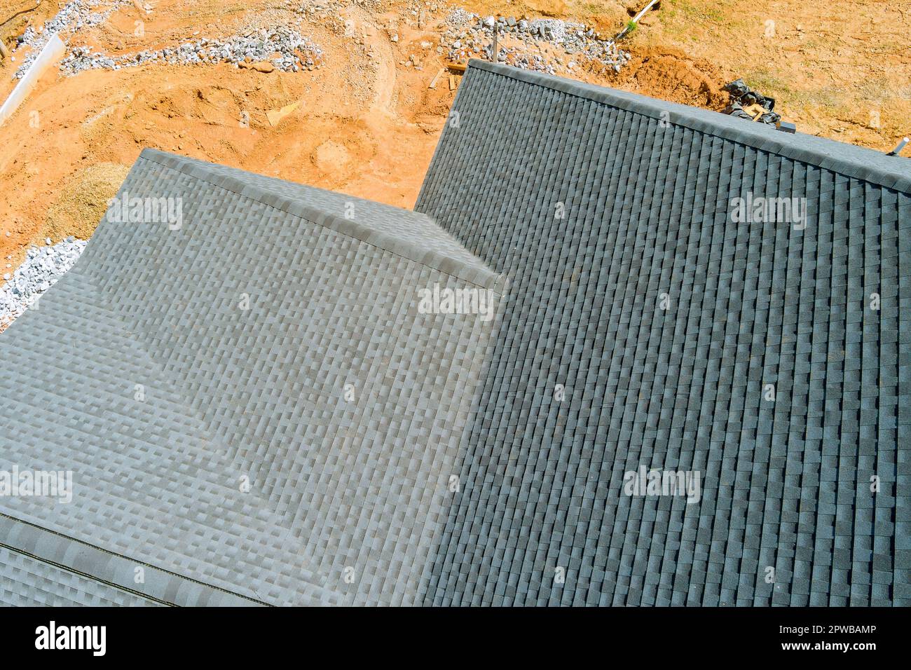 When asphalt shingles are installed on roof new house quality of work ...