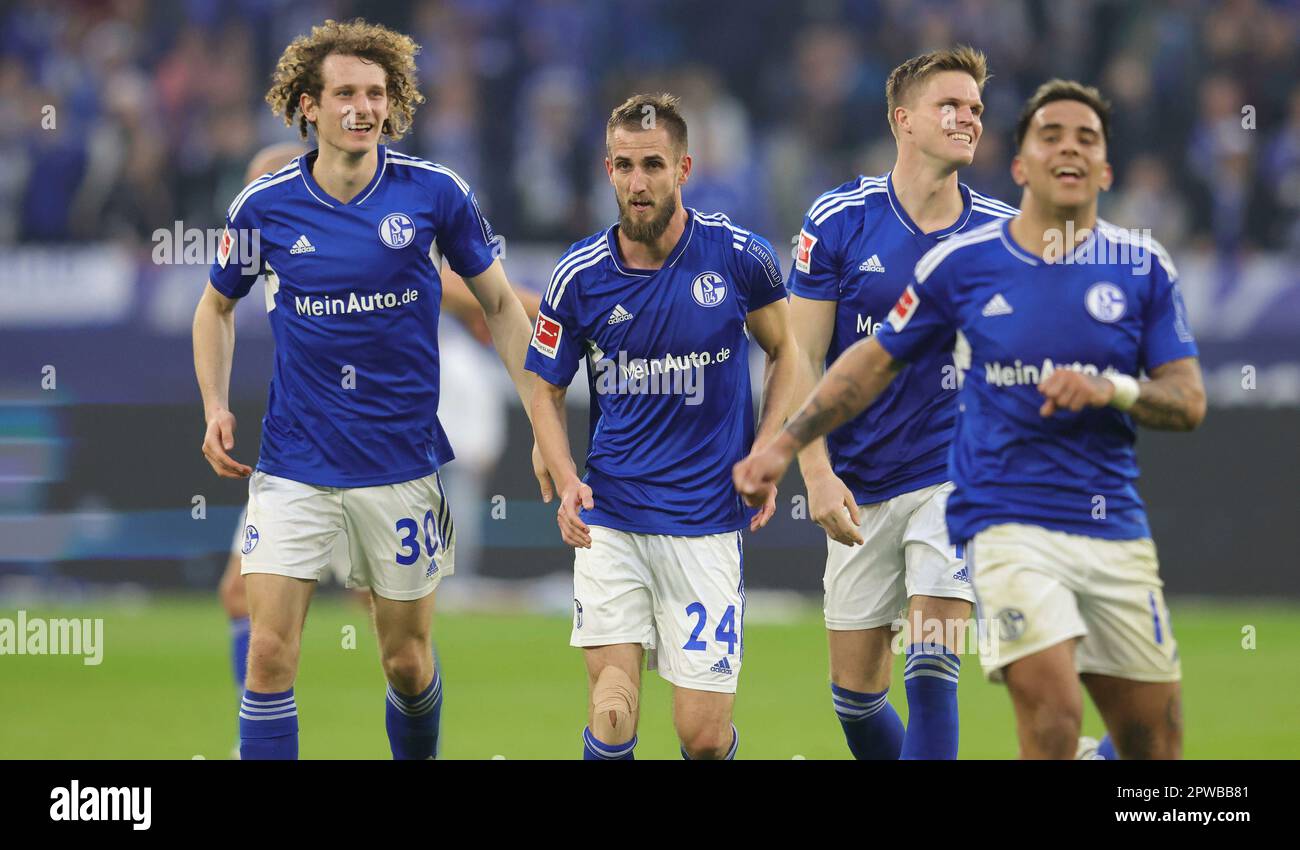 Schalke, Deutschland. 29th Apr, 2023. firo : 04/29/2023 football ...