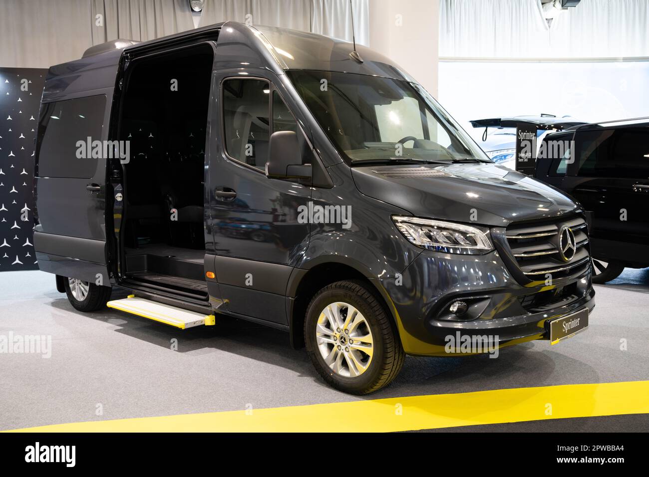 Belgrade, Serbia - March 22, 2023: Van Mercedes-Benz Sprinter 319 CDI ...