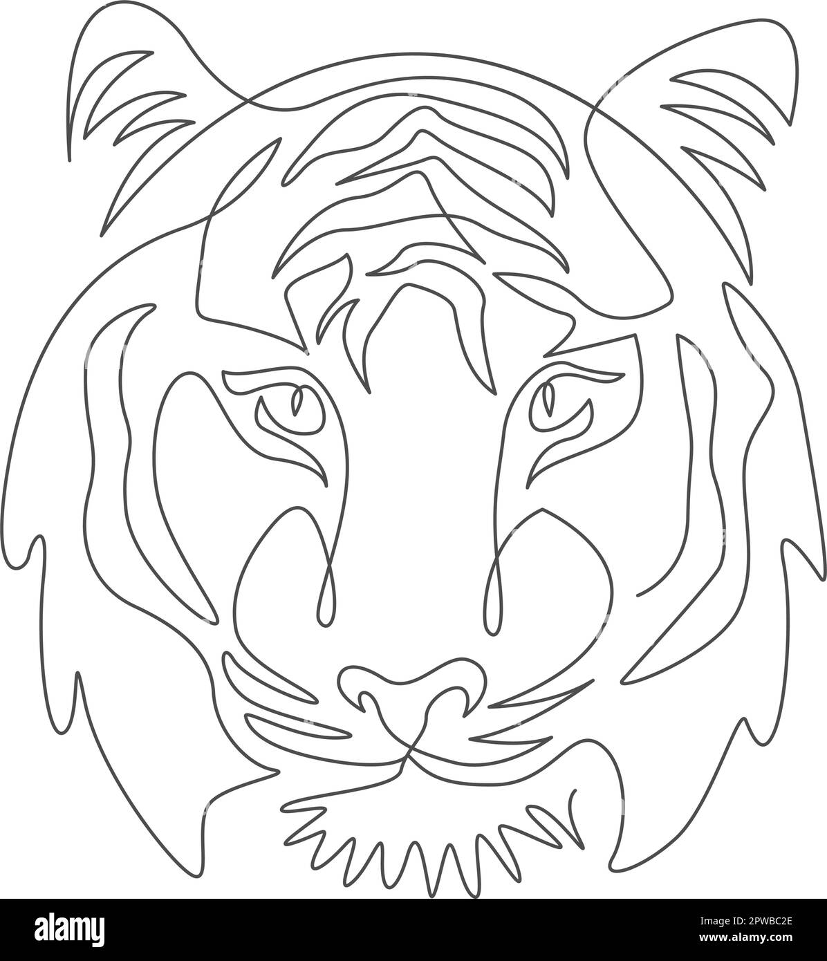 Tiger icon logo design Stock Vector Image & Art - Alamy