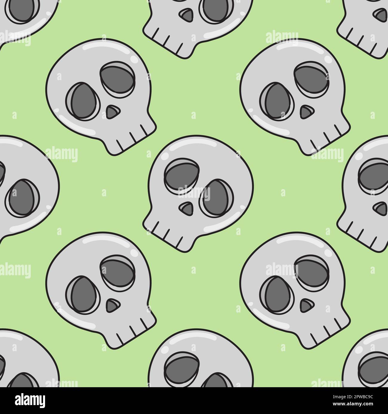 Girly Skull Pattern Wallpaper