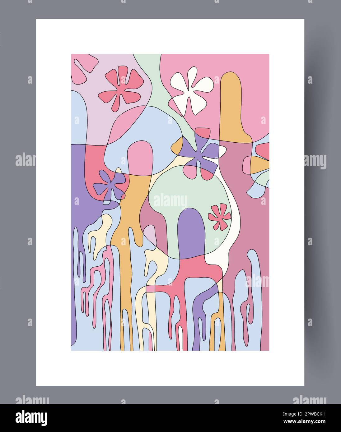 Band poster wall Stock Vector Images - Alamy