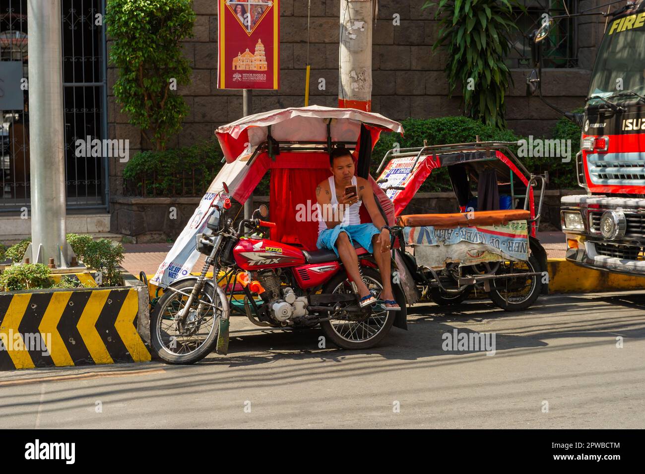 Tricycle manila philippines hi-res stock photography and images - Alamy