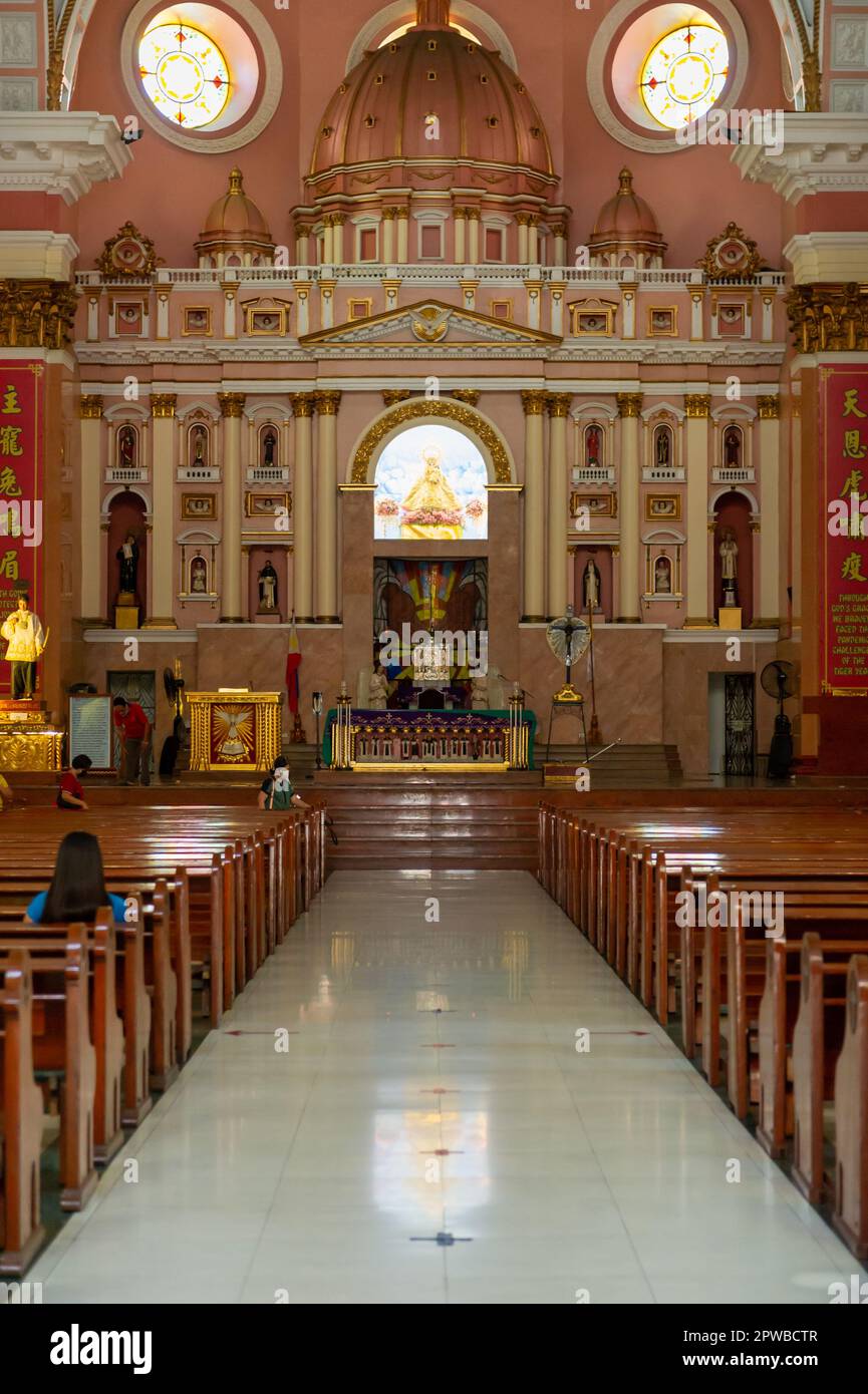 Inside Binondo Church, Manila, The Philippines Stock Photo - Alamy