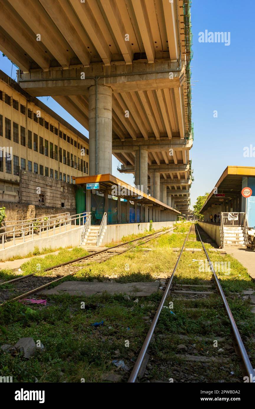 Blumentritt Railway Station, Manila, The Philippines Stock Photo - Alamy