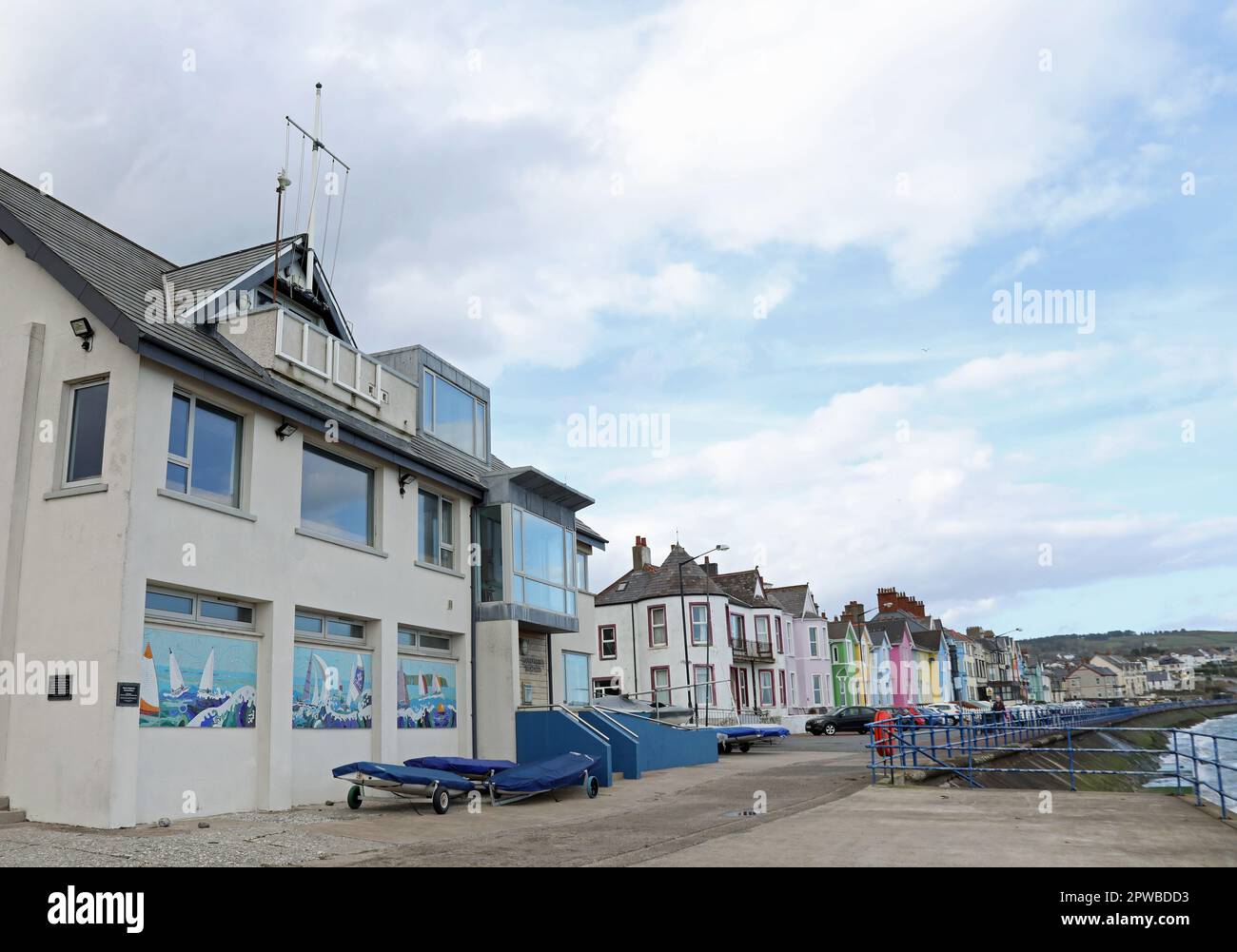 Seaside village of Whitehead in County Antrim Stock Photo - Alamy