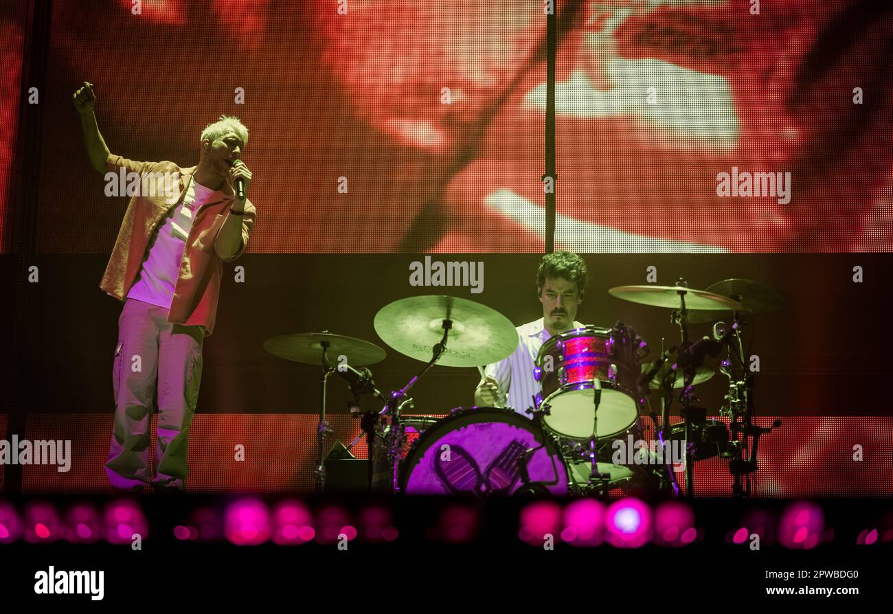 AMSTERDAM - Chef'Special during an anniversary concert in the Ziggo ...