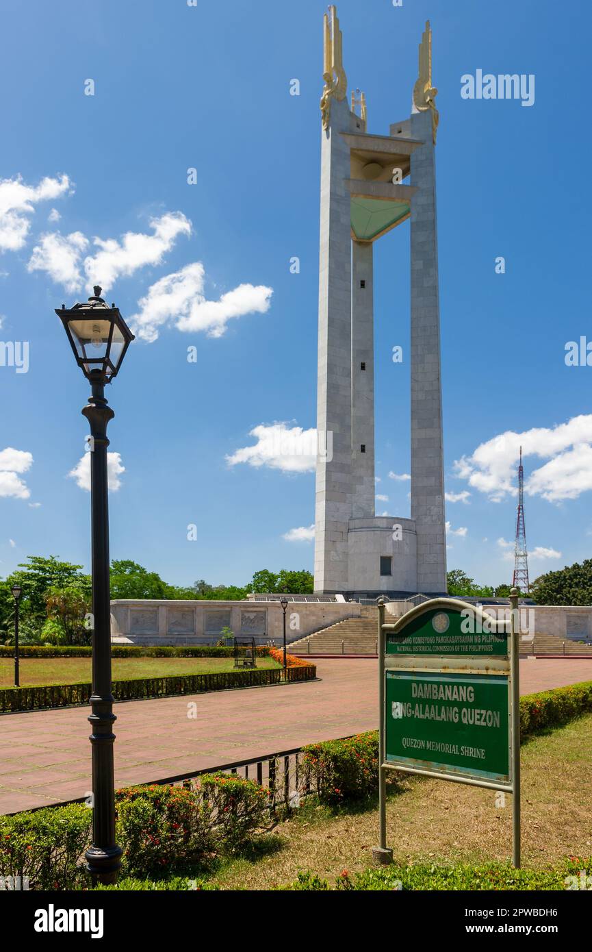 The Quezon Memorial Circle, Manila, The Philippines Stock Photo - Alamy