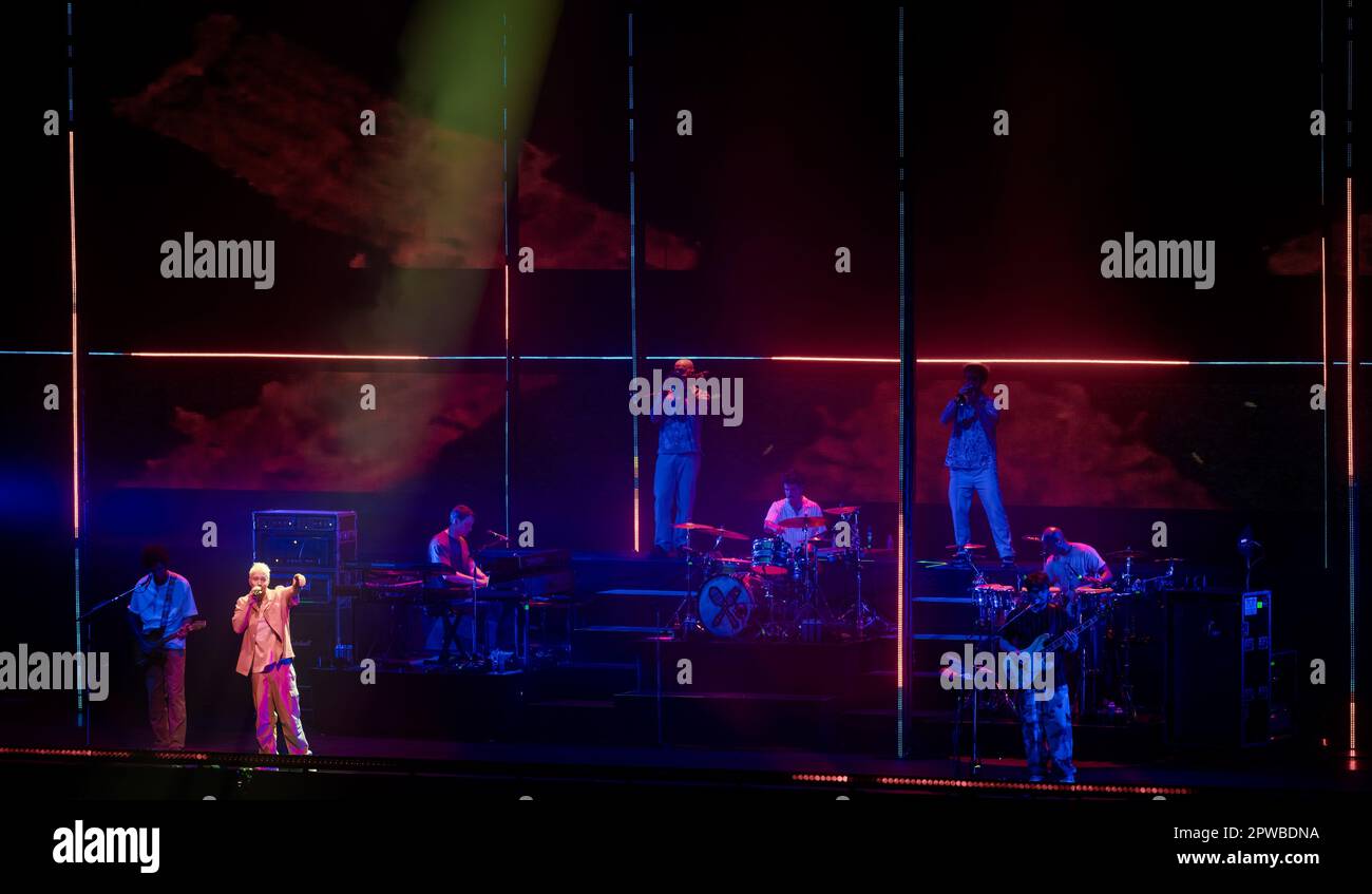 AMSTERDAM - Chef'Special during an anniversary concert in the Ziggo ...