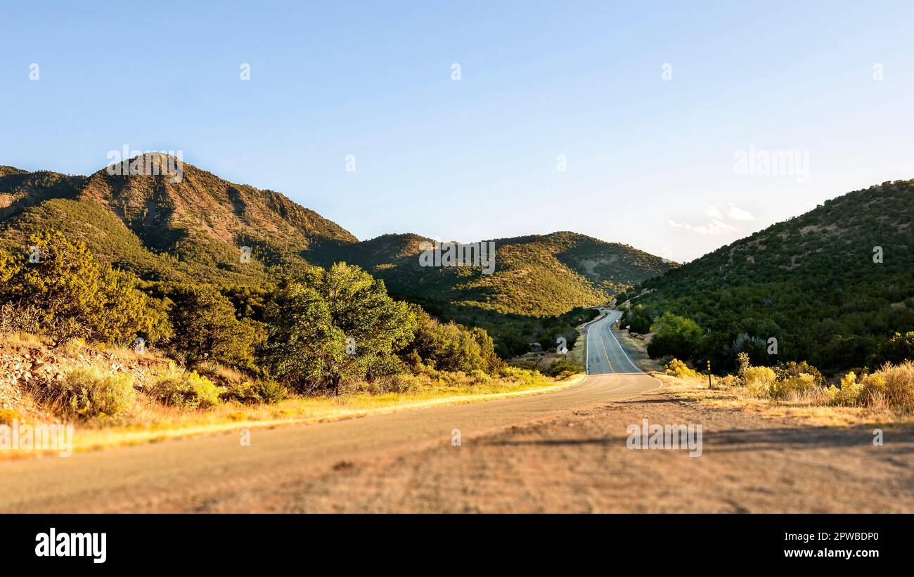 State Route 14 in New Mexico linking Santa Fe and Albuquerque, known as ...