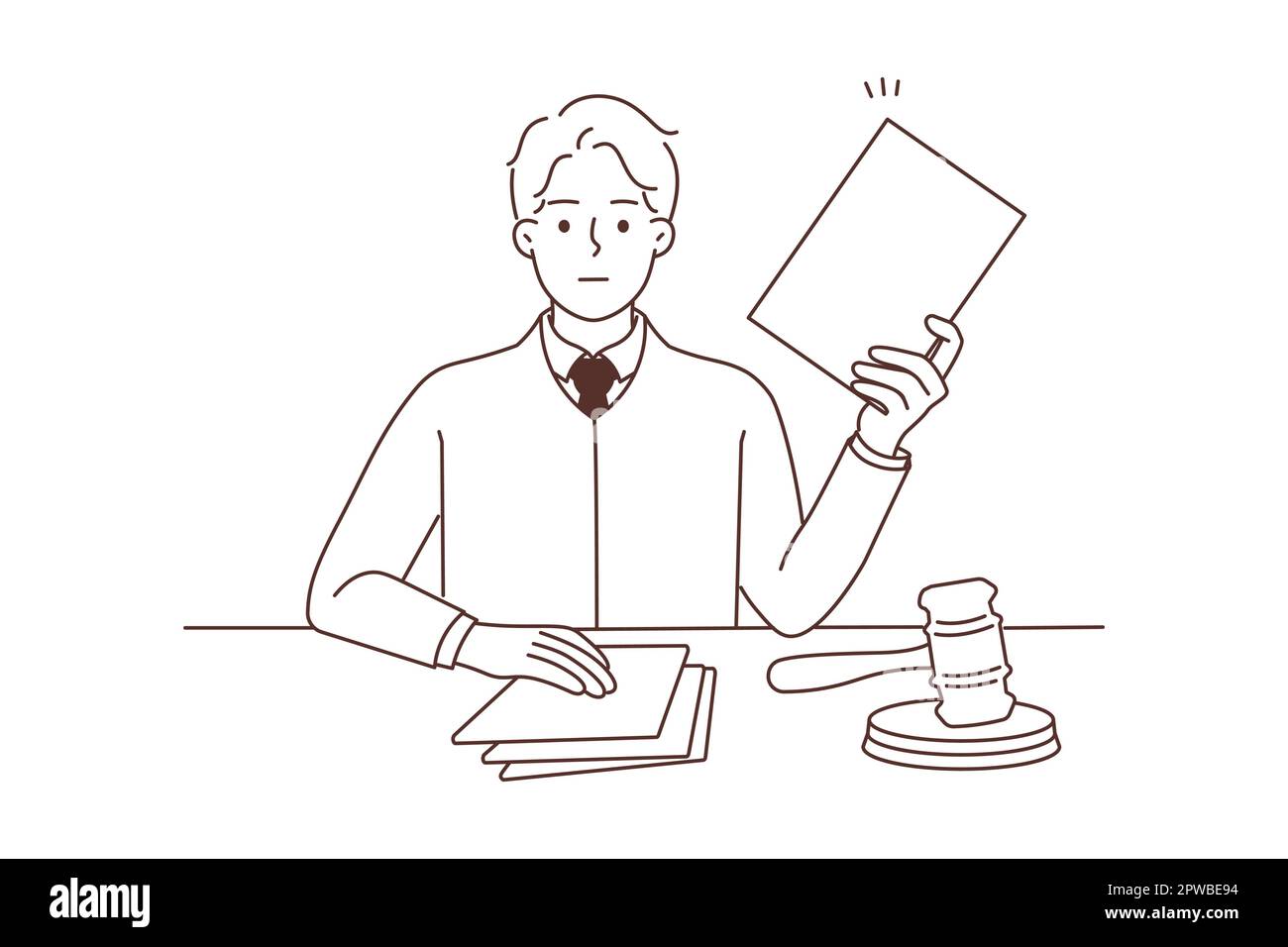 Legal documents illustration Stock Vector Images - Alamy