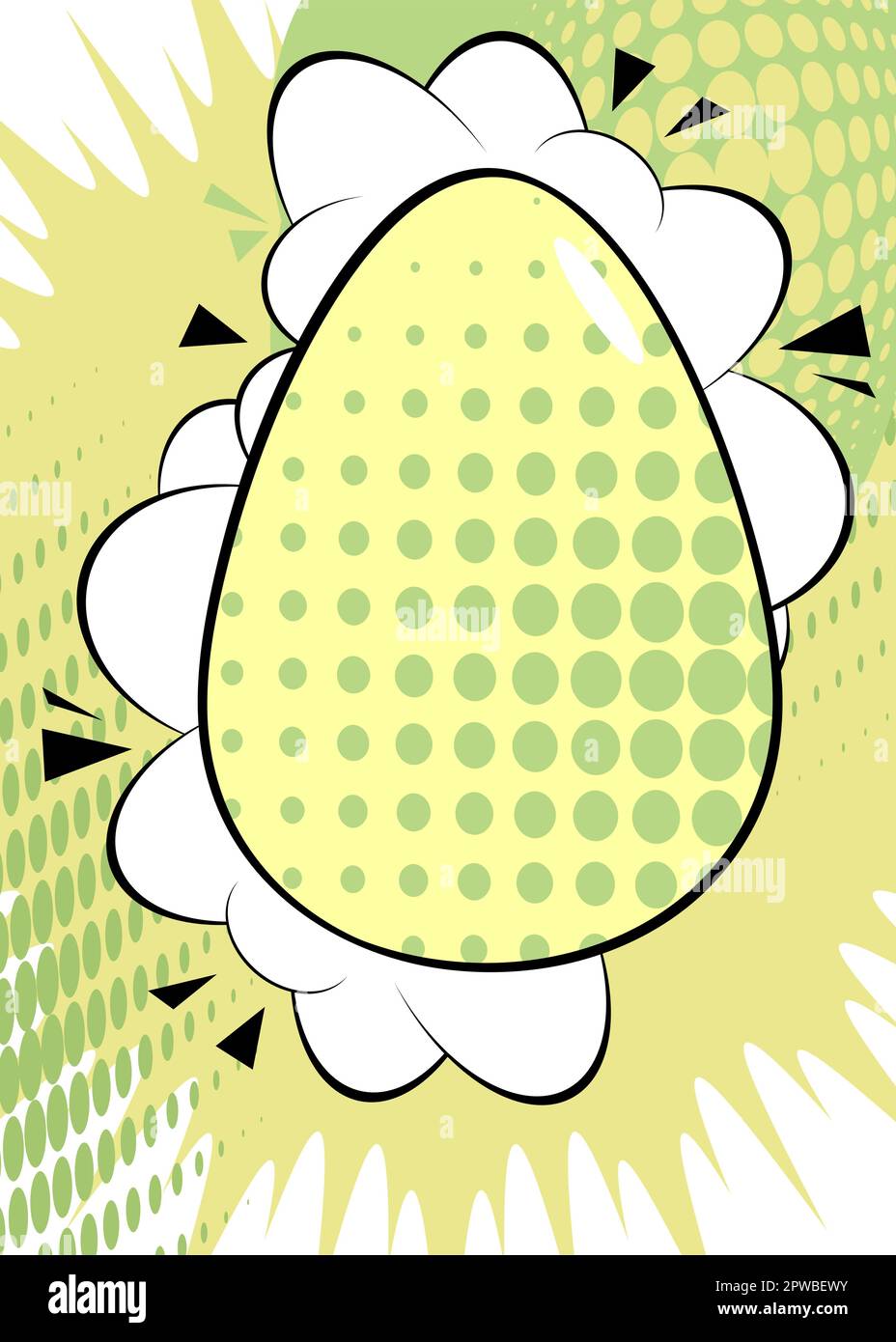 Retro egg cartoon hi-res stock photography and images - Alamy